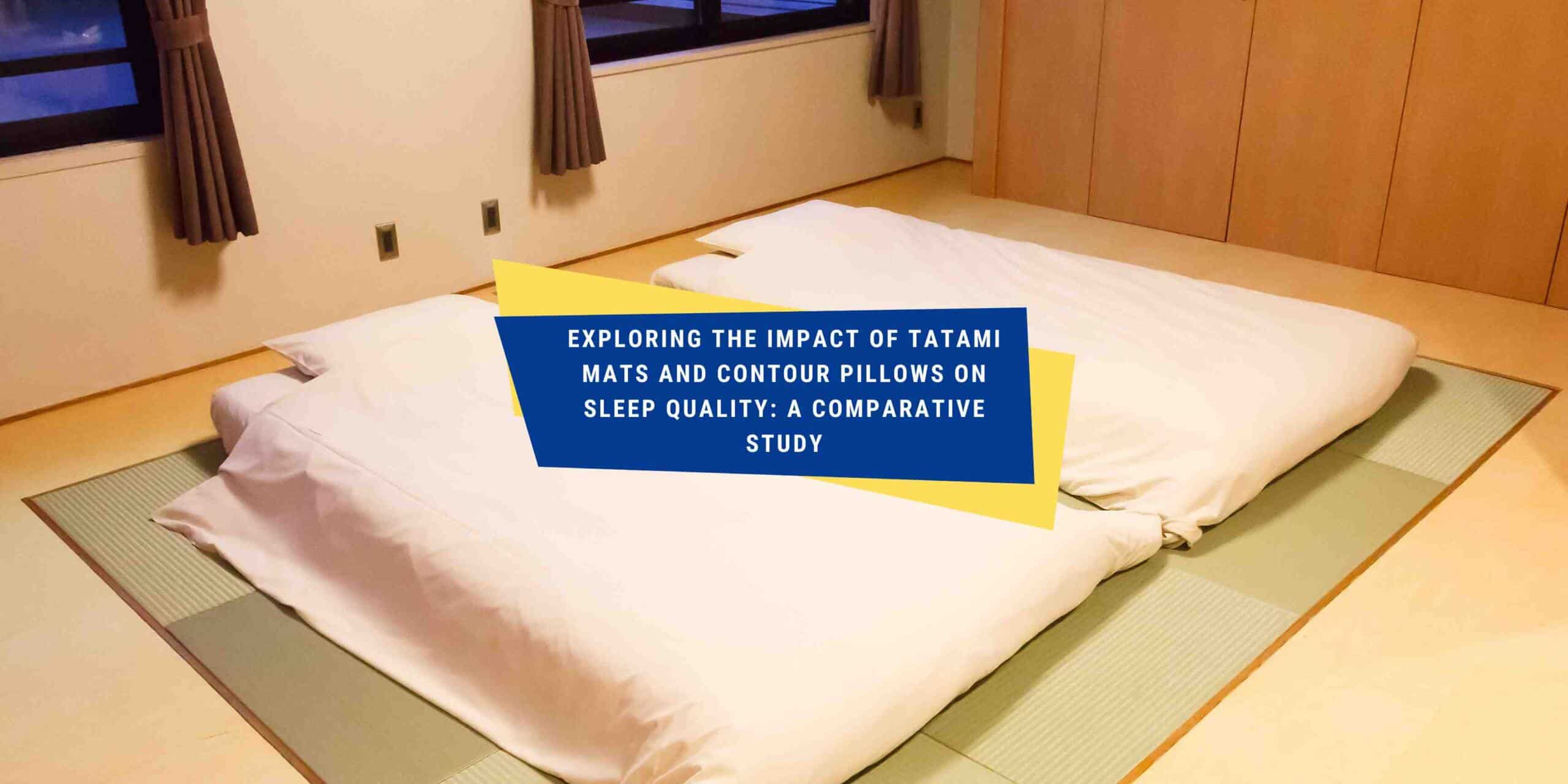 Impact of Tatami Mats and Contour Pillows on Sleep Quality