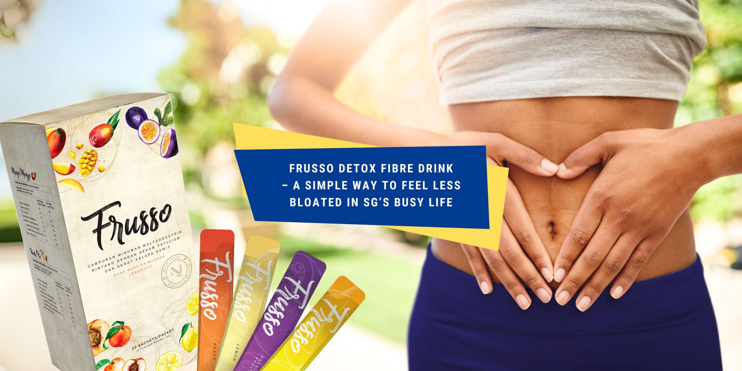 Frusso Detox Fibre Drink – A Simple Way to Feel Less Bloated