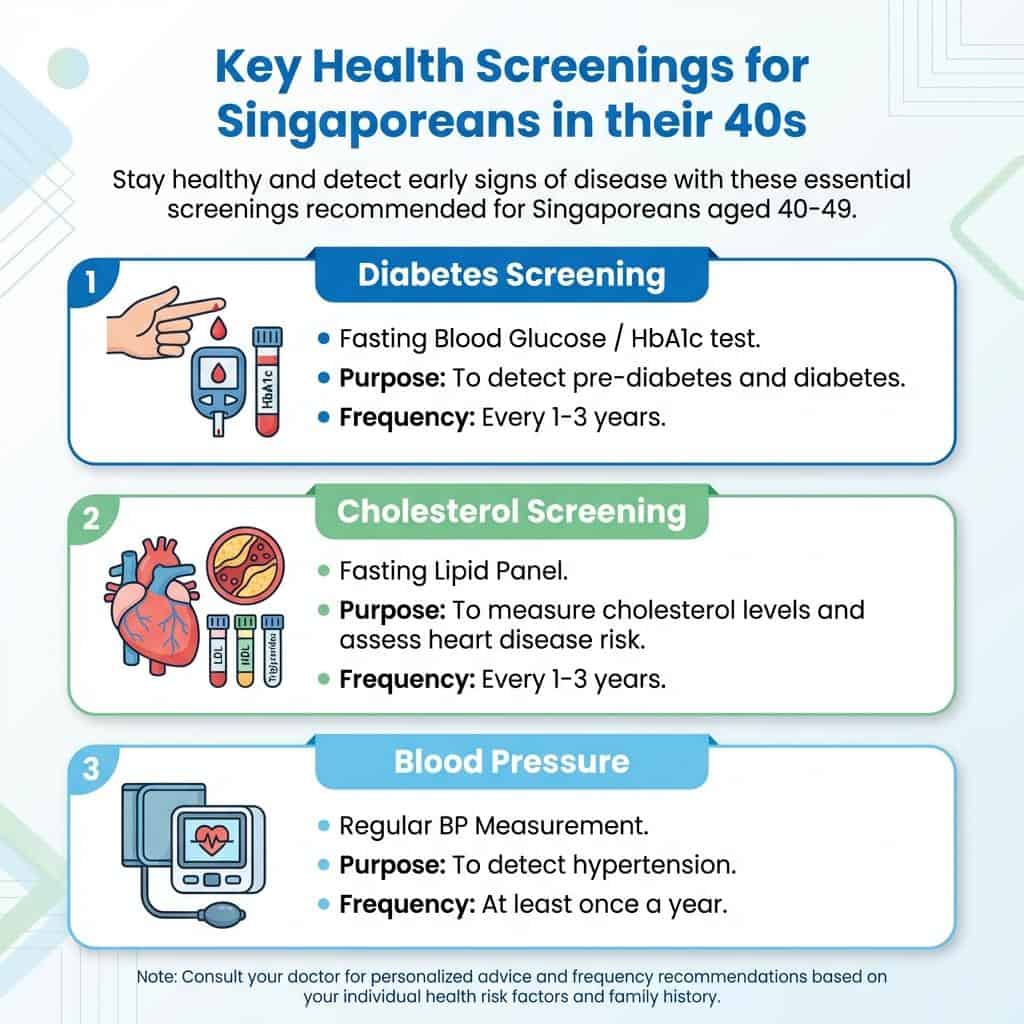 SG Health Screening Guide 2026: Key Tests by Age